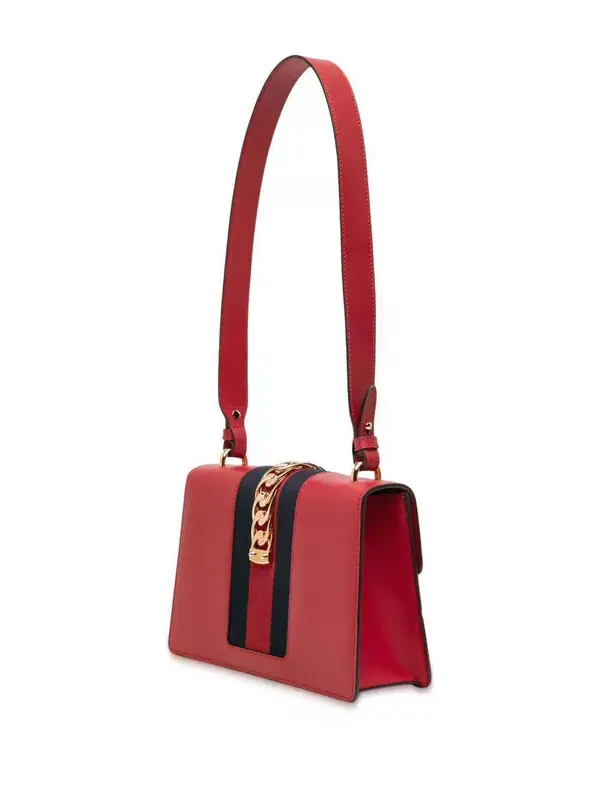Gucci Small Sylvie Satchel - Red