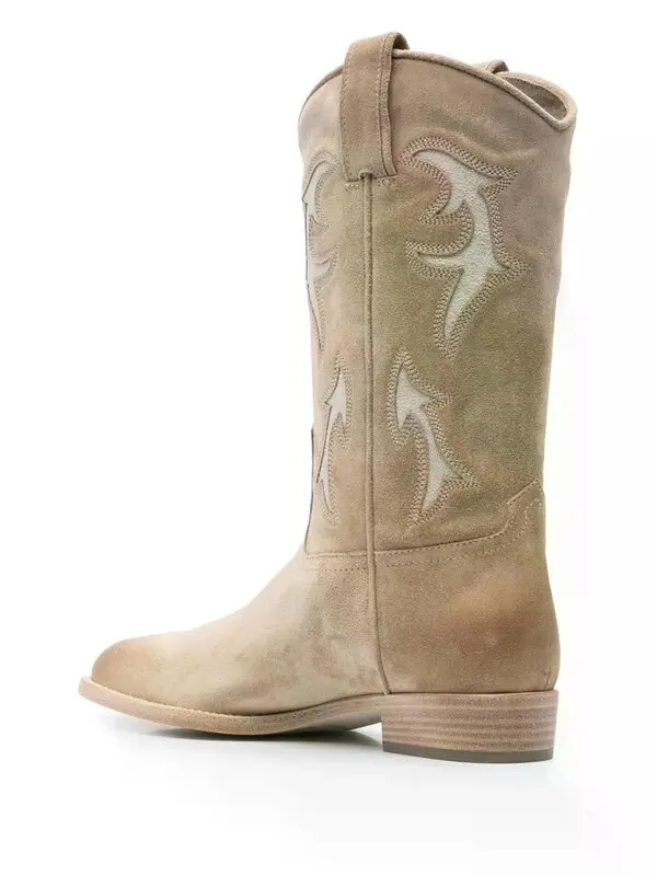Sartore Suede Boots - Neutrals