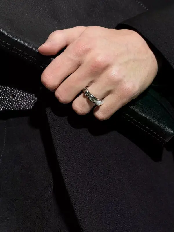 Alexander McQueen Skull And Pearl Ring