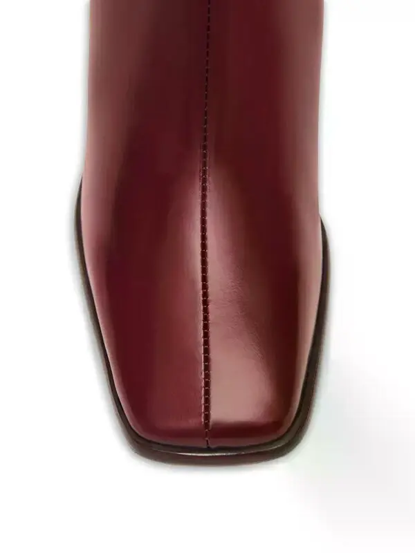 ALOHAS Square-toe Boots - Red