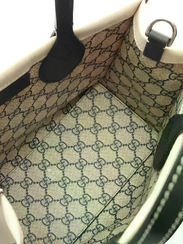 Gucci Print Canvas Tote Bag