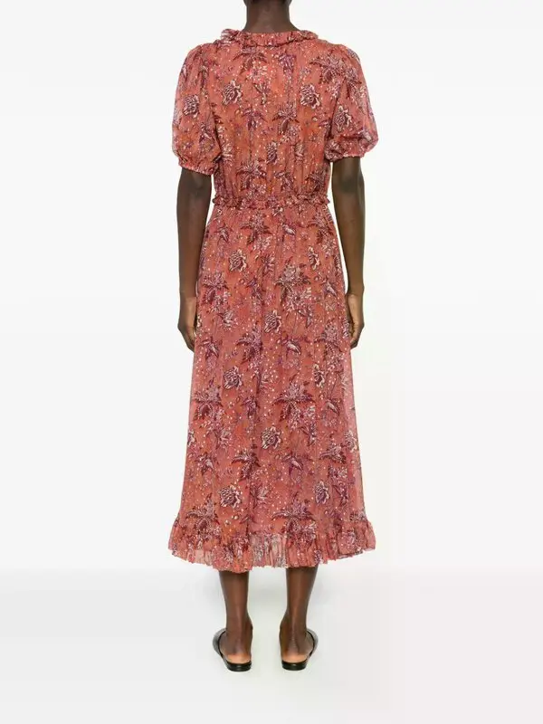 Ulla Johnson Rosamunde Floral-pattern Midi Dress