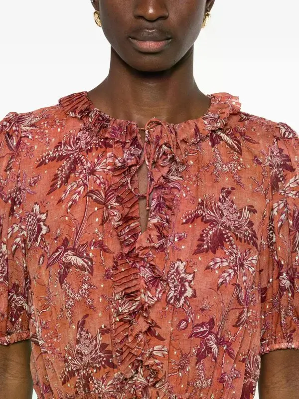 Ulla Johnson Rosamunde Floral-pattern Midi Dress