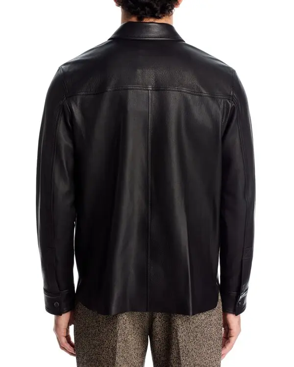 Simkhai Gibson Leather Shirt Jacket