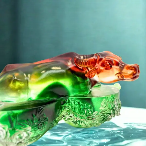 LIULI Bringing Down The House Crystal Sculpture Limited Edition