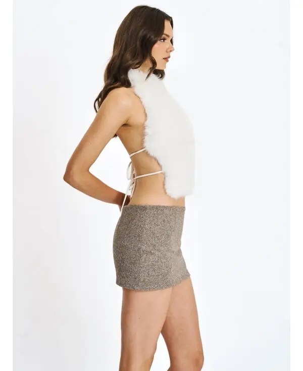 MISS CIRCLE Oona Backless Halter Top