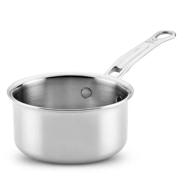 HESTAN Probond Luxe 0.75-qt. Polished Professional Clad Stainless Steel Butter Warmer - Silver