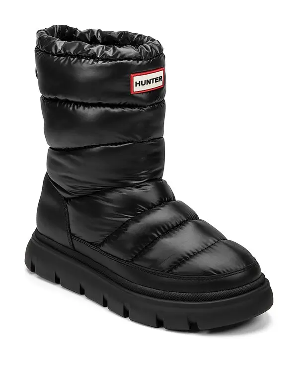 Hunter Maribels 3 Puffer Boots - Black
