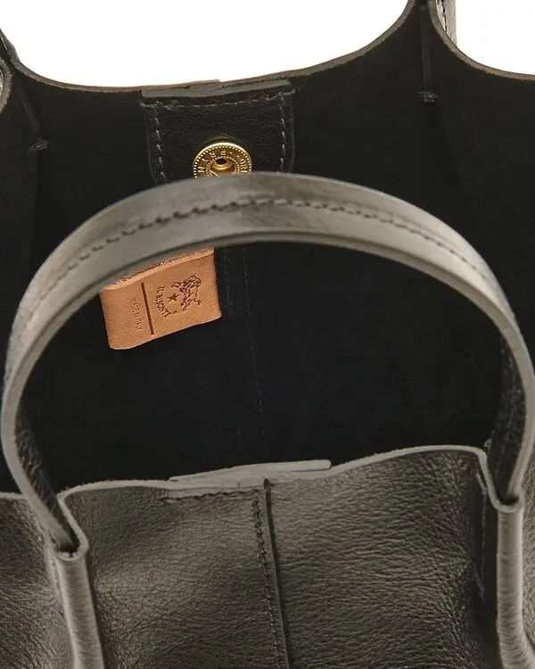 Il Bisonte Nina Pleated Leather Crossbody