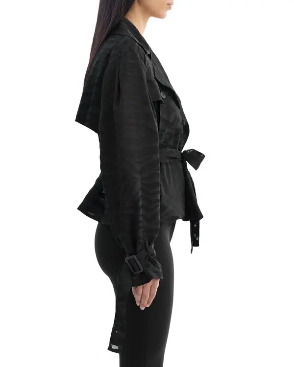 LAMARQUE Oversized Belted Jacket