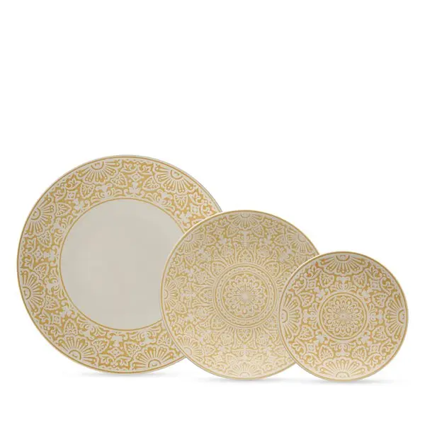 FORTESSA Havana 12-piece Dinnerware Set - Honey