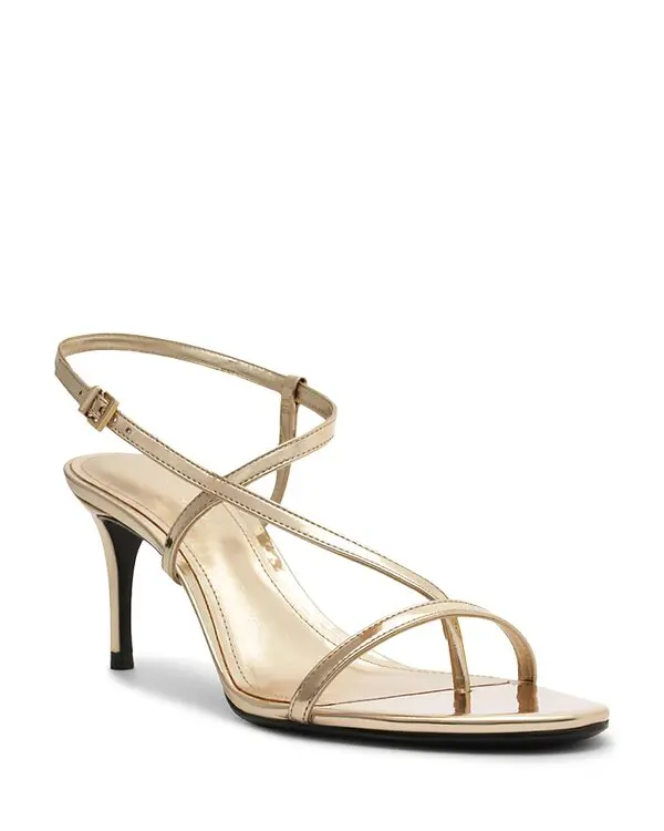 Schutz Azure Metallic High Heel Sandals