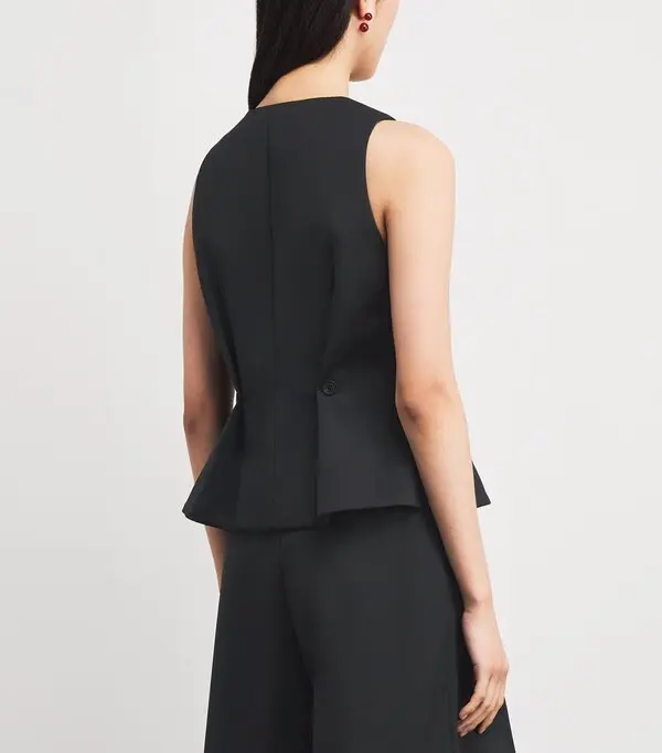 Claudie Pierlot Button Detailed Pleat Waistcoat