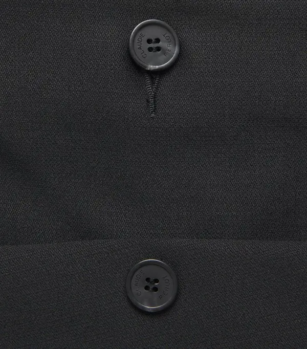 Claudie Pierlot Button Detailed Pleat Waistcoat