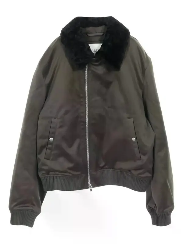 Burberry Textured-collar Bomber Jacket