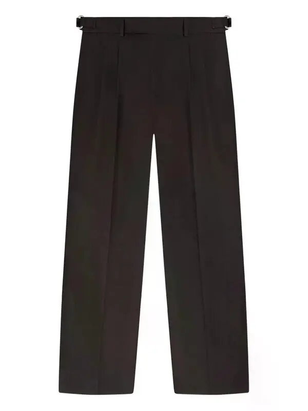 Manière De Voir Pierre Textured Pleated Trousers