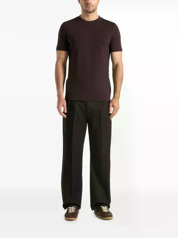 Manière De Voir Pierre Textured Pleated Trousers