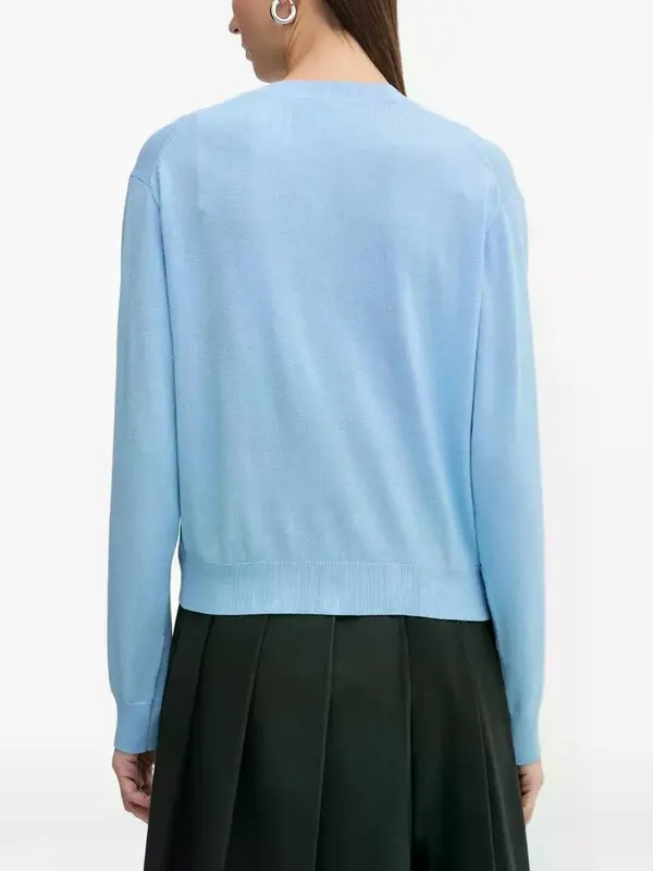 Kenzo Boke Flower Buttoned Cardigan - Blue