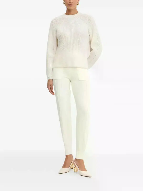 TWINSET Textured Pointelle Sweater