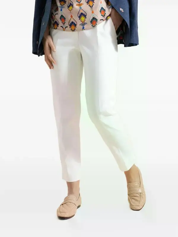 MAISON COMMON Tab-front Trousers