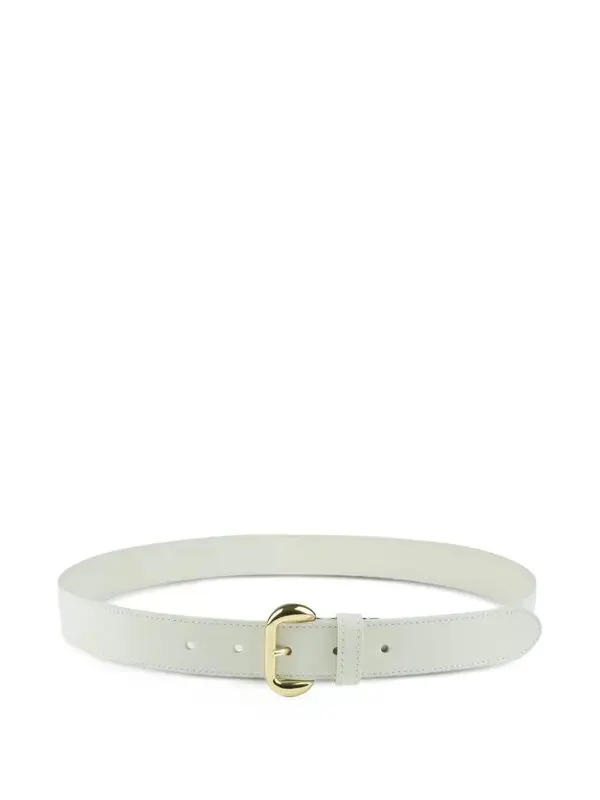 GAVAZZENI Jane Buckle Belt - White