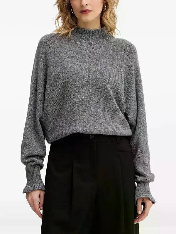 TWINSET Mock-neck Sweater - Grey