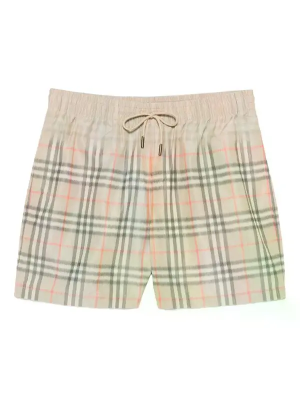 Burberry Checked Swim Shorts