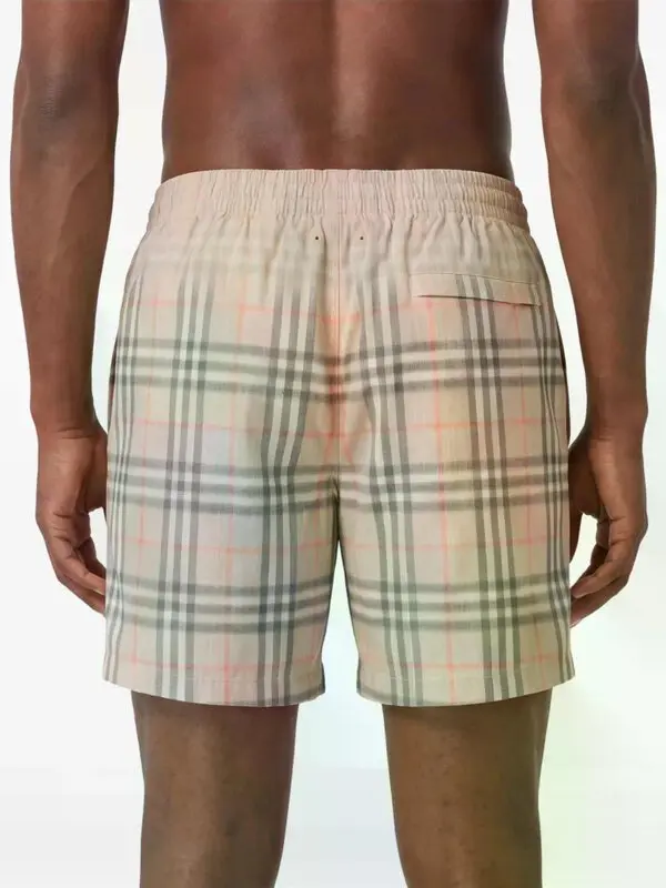 Burberry Checked Swim Shorts