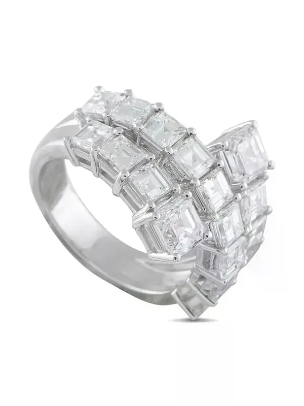 LB EXCLUSIVE Diamond And White Gold Ring