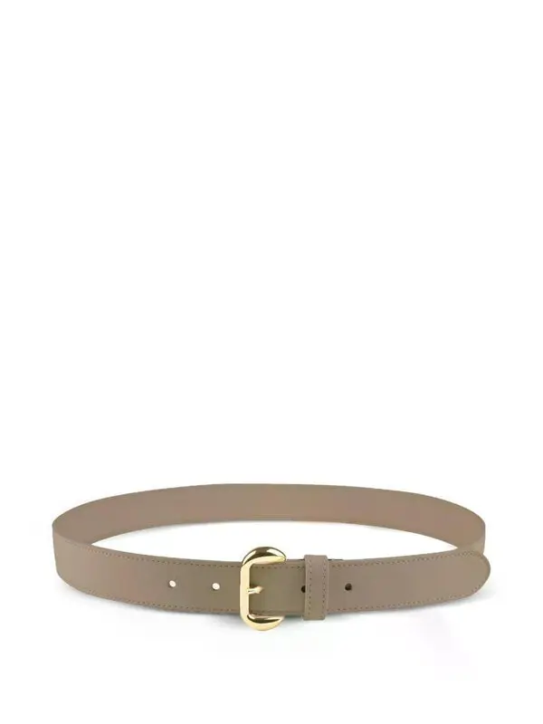 GAVAZZENI Jane Buckle Belt - Neutrals