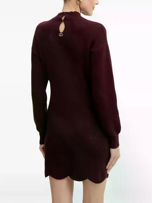 TWINSET Scallop-hem Mini Dress