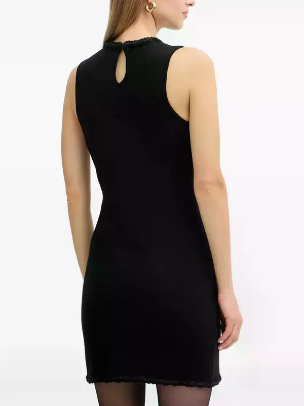 TWINSET Button-detailed Trim Mini Dress