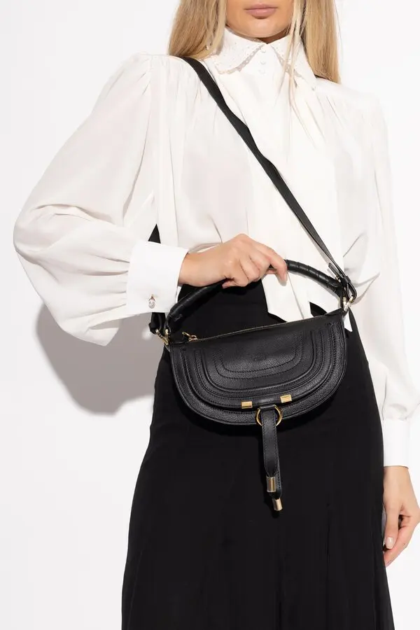 Chloé Marcie Mini Shoulder Bag - Black