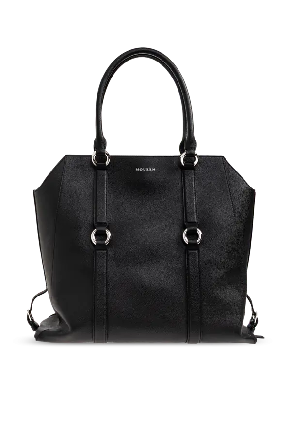 Alexander McQueen Farringdon Shopper Bag - Black