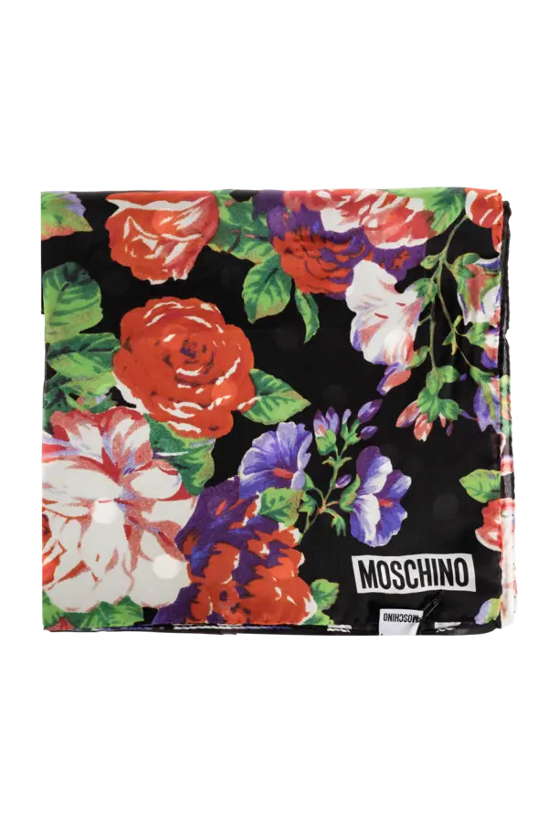 Moschino Silk Scarf - Black