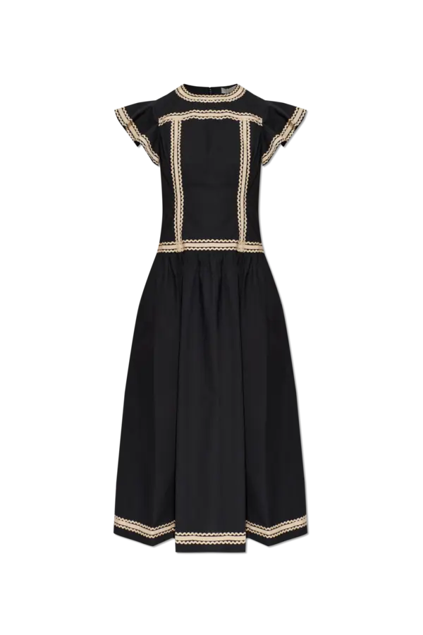 Ulla Johnson Flared Silhouette Dress With Ruffle Details