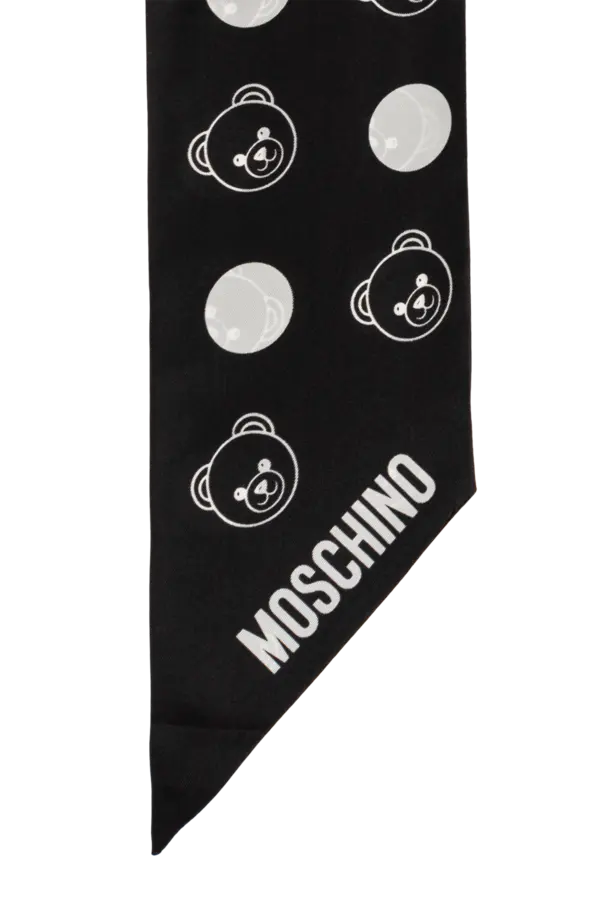 Moschino Silk Scarf - Black