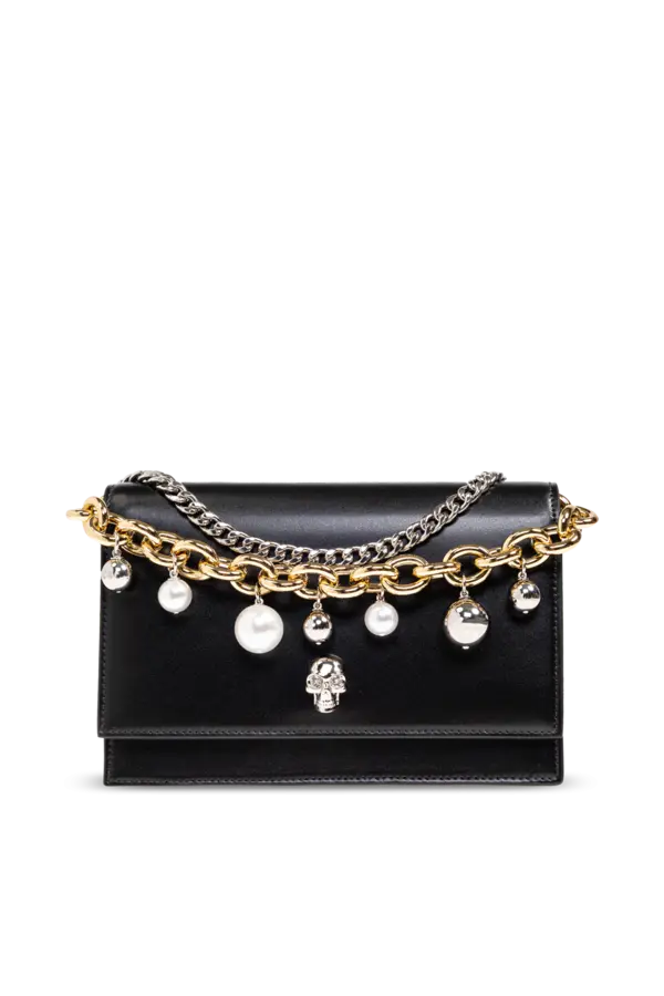 Alexander McQueen Skull Small Clutch - Black