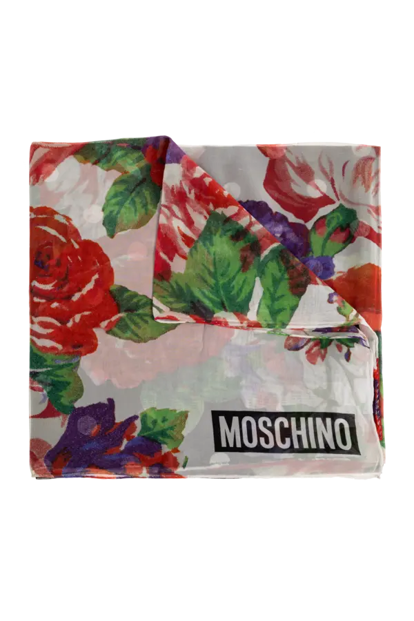 Moschino Floral Motif Scarf - Multicolour