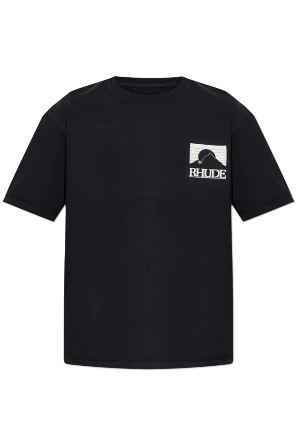 Rhude T-shirt With Logo - Black