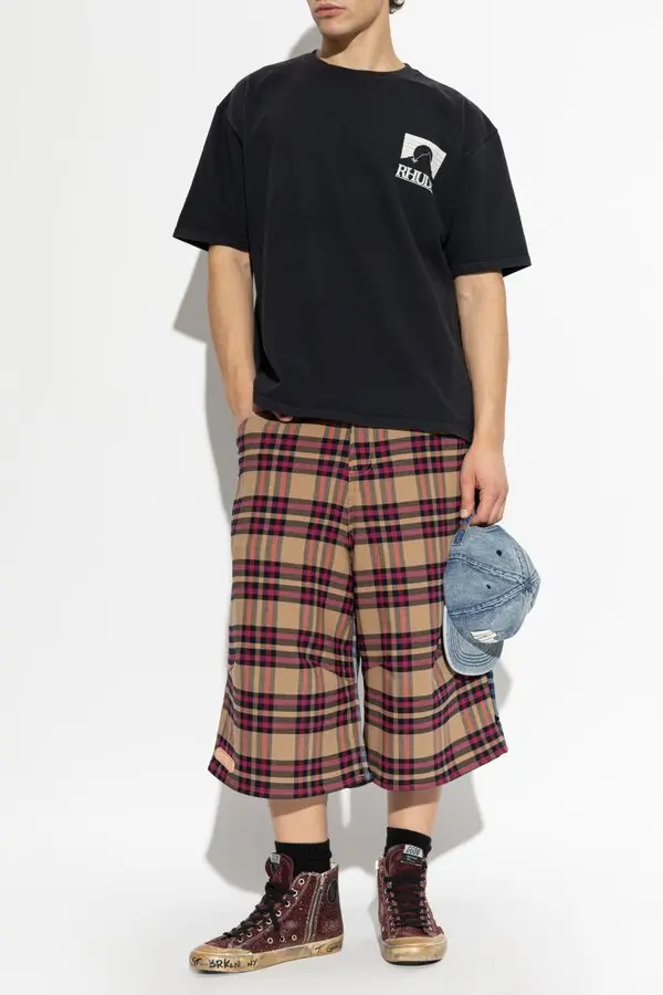 Rhude T-shirt With Logo - Black