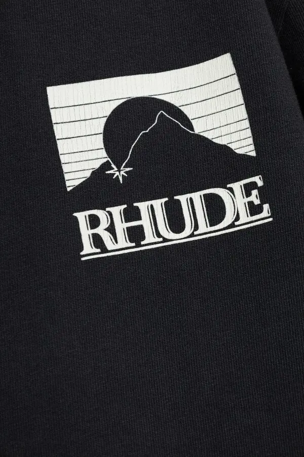 Rhude T-shirt With Logo - Black