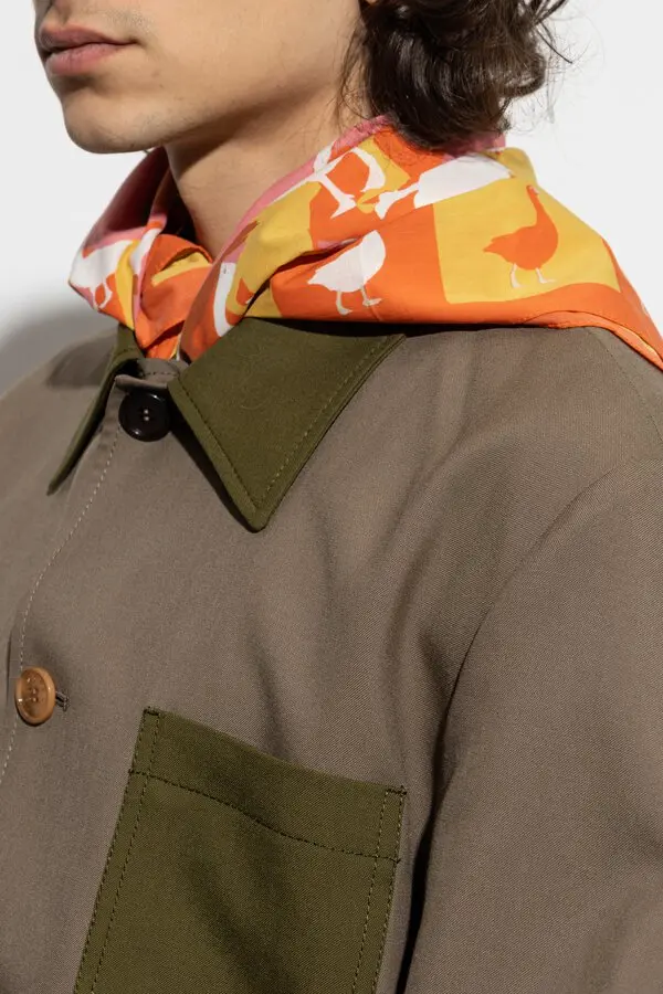 Moschino Cotton Scarf With Print - Multicolour