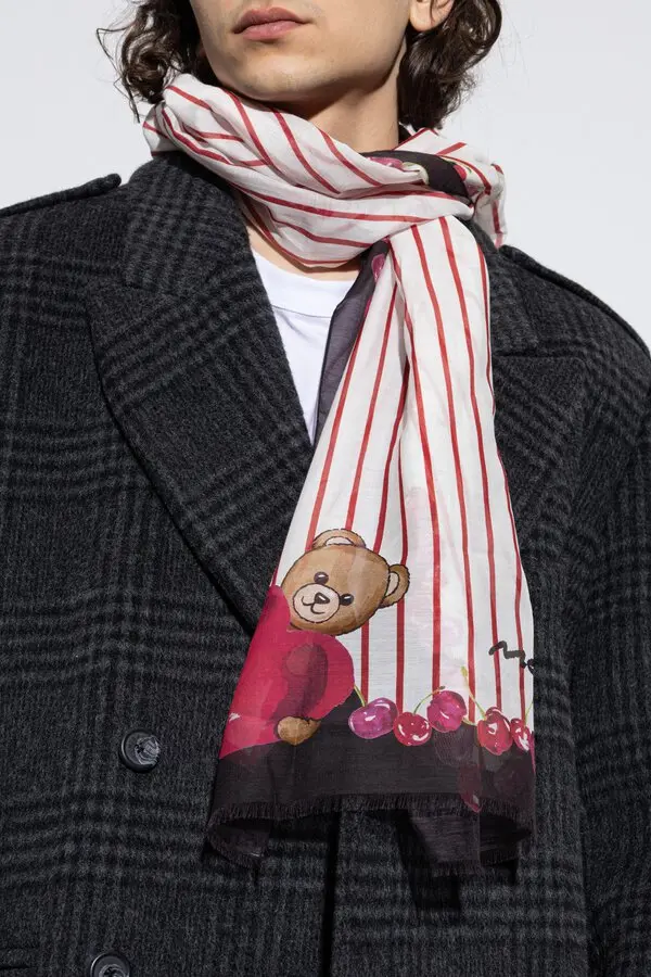 Moschino Scarf With Print - Multicolour