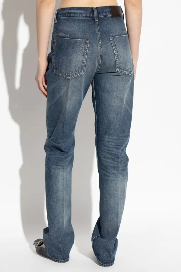 FERRAGAMO Straight-leg High-rise Jeans