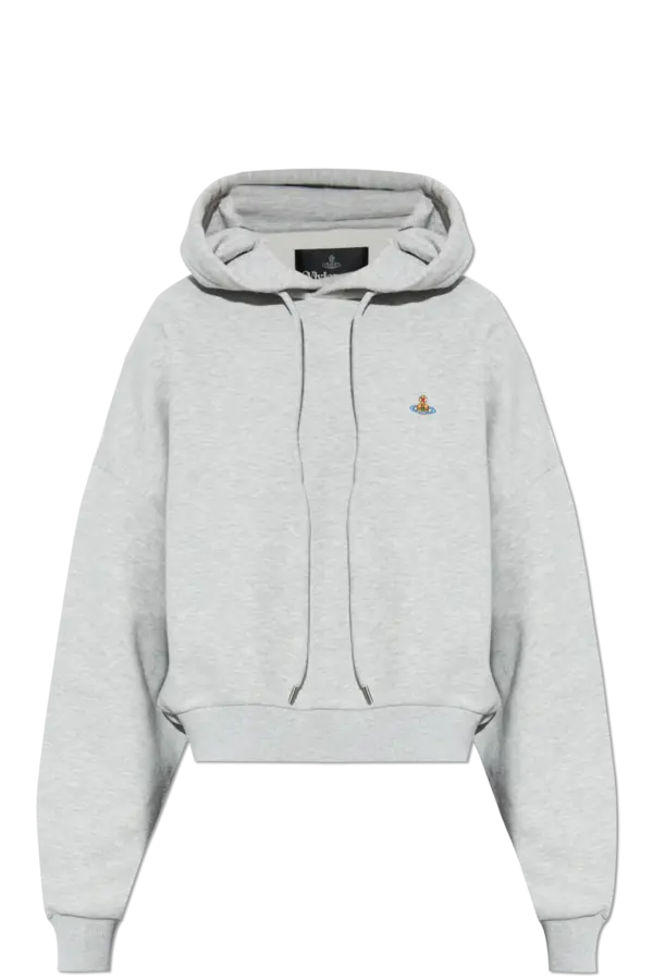 VIVIENNE WESTWOOD Sweatshirt With Logo Patch - Grey