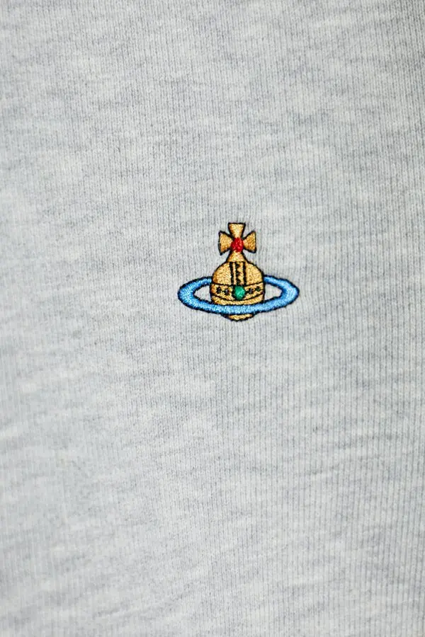 VIVIENNE WESTWOOD Sweatshirt With Logo Patch - Grey