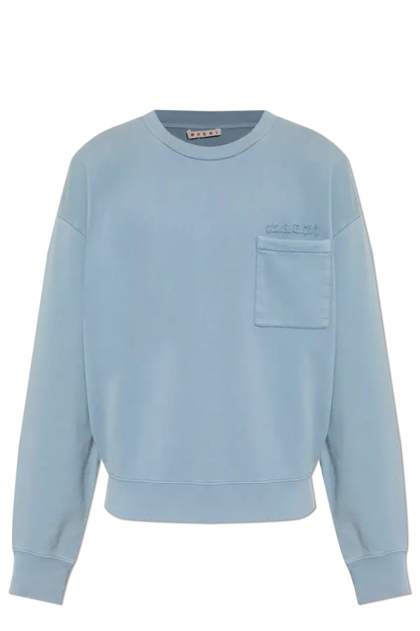 Marni Sweatshirt With Pocket - Blue
