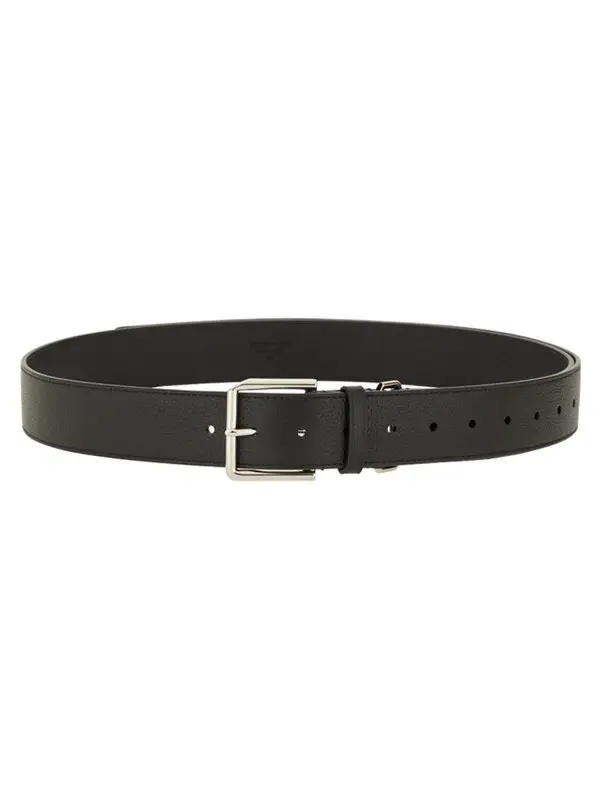 Givenchy Long Leather Belt - Black
