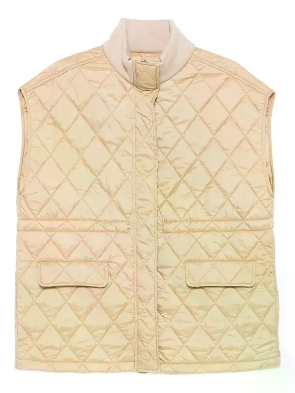 Fabiana Filippi Quilted Gilet - Neutrals